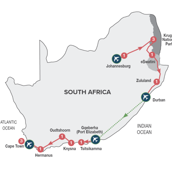14 Day South African Odyssey Tour - Getaway Africa